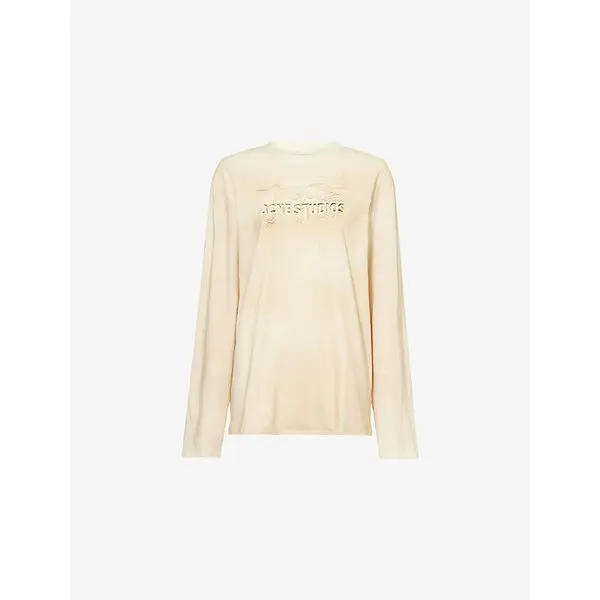 ACNE STUDIOS ロゴ Tシャツ ベージュ Acne Studios - Logo T-Shirt | HBX